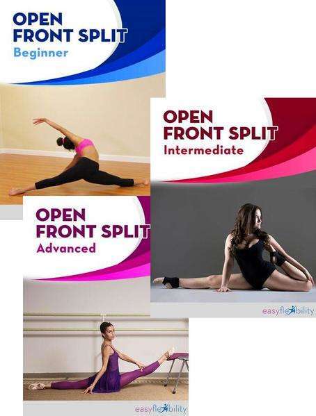 Front Split Variations In The Turned Out Or Open Front Split