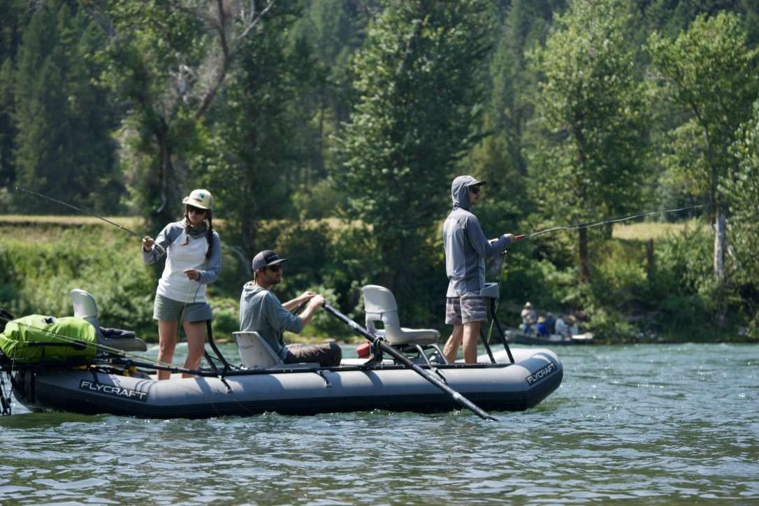 inflatable 3 person fishing boat - FLYCRAFT USA
