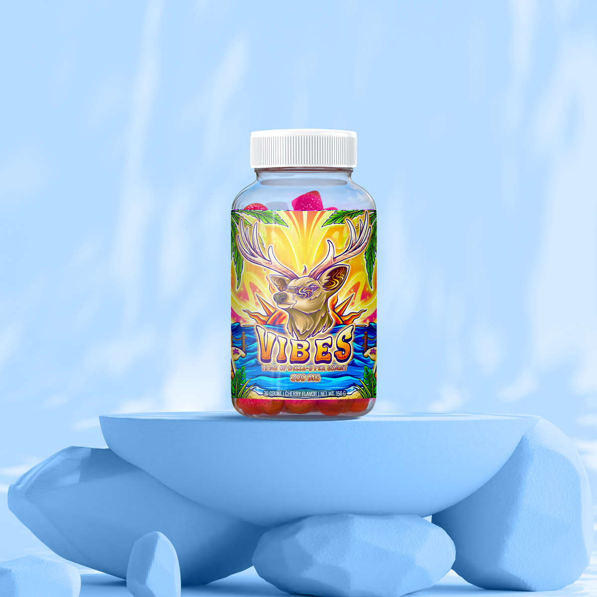 Vibes D9 Gummies Refuel Cbd