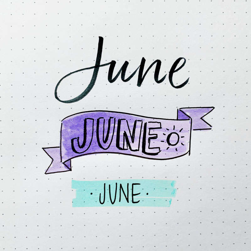 Lettering Challenge Recap - January 2020 – Let's Make Art