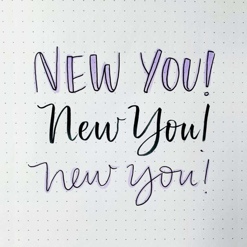 Lettering Challenge Recap - January 2020 – Let's Make Art