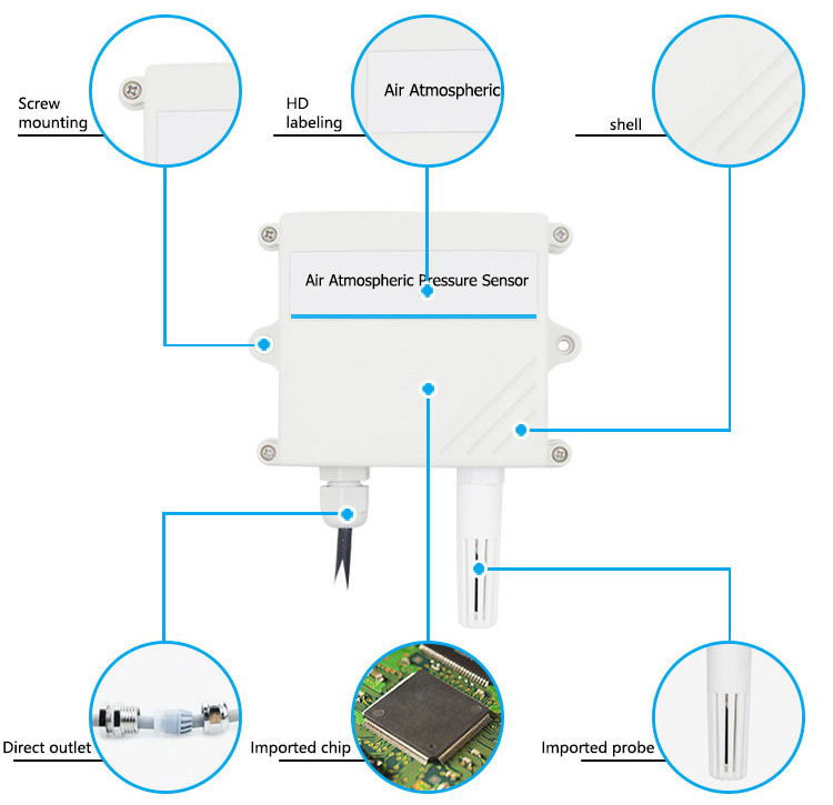 ModBus RS485 Air Atmospheric Pressure Sensor | IOTNVR USA