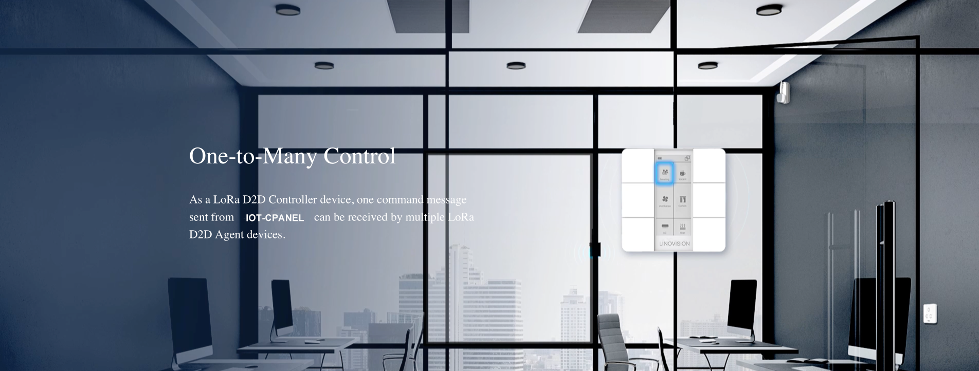 LoRaWAN Smart Scene Panel